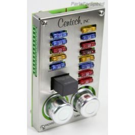 3 Circuit Fuse Panel Hot Rod Street Power Distribution for LEDs