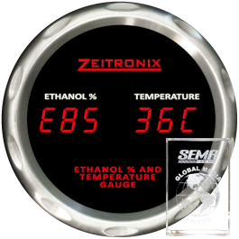Zeitronix ECA-2 Ethanol Content Analyzer with Flex Fuel Sensor & Dual ...