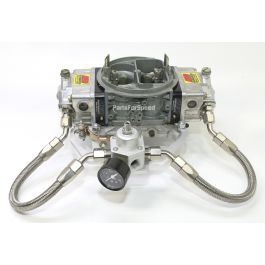 Return Style Fuel Pressure Regulator Kit w/ Gauge, Carb Bracket, & Fuel ...